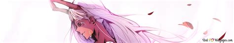 Darling In The Franxx Zero Two Wedding Dress 4k Wallpaper Download