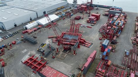 Mammoet Begins Assembly Of 6000 Tonne Capacity Ring Crane