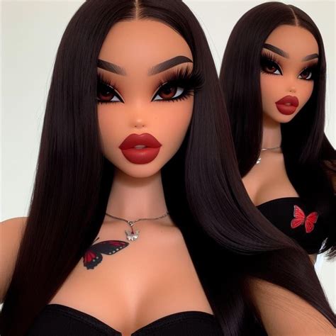 Pin By Thechicode On Mood Bratz Doll Makeup Black Bratz Doll Doll