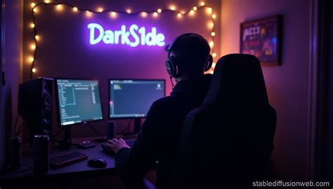 Mystical Gaming Room Stable Diffusion Online