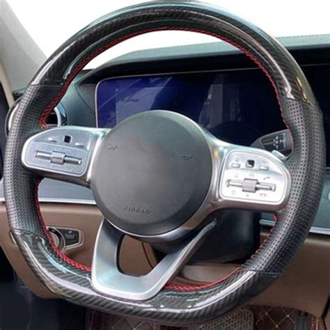 Купить Противоскользящий черный замшевый чехол на руль автомобиля для ...