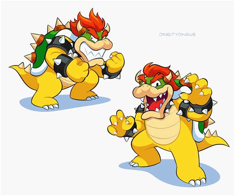 Bowser Mario Drawn By Vinnydingitydingus Danbooru