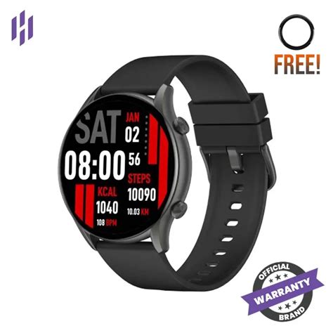 Xiaomi Kieslect KR Calling Smart Watch With Free Glass Protector Black Price In Bangladesh