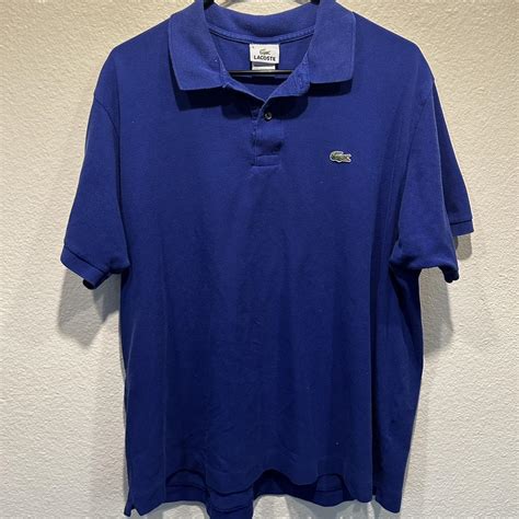 Lacoste Purple Polo Size 8 Fits Lxl Great Depop