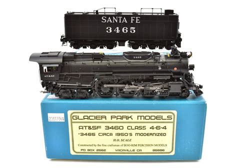 Ho Brass Con Gpm Glacier Park Models Atsf Santa Fe 3460 Class 4 6