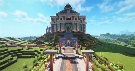 Minecraft Schematic Town Hall By Jxtgaming