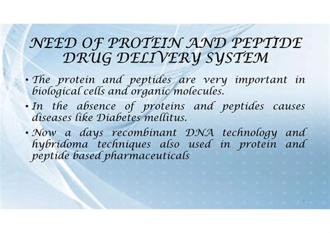 Protein And Peptide Drug Delivery System Pdf