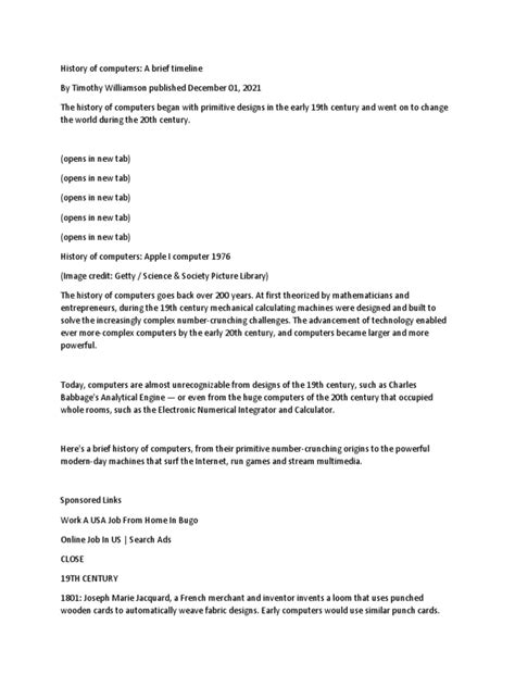 history of computers pdf computer hardware computer science