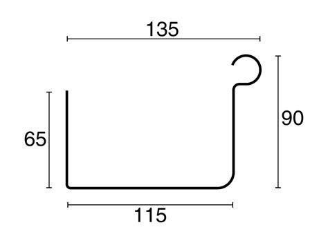 Quad Gutter Slot 115mm X 60mm Windspray Cut To Length From Reece