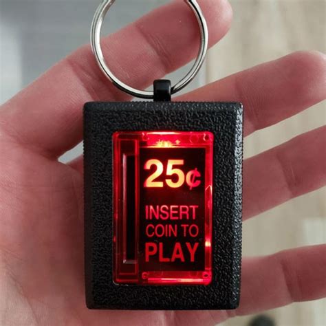 Insert Coin Arcade Keychain Unicun