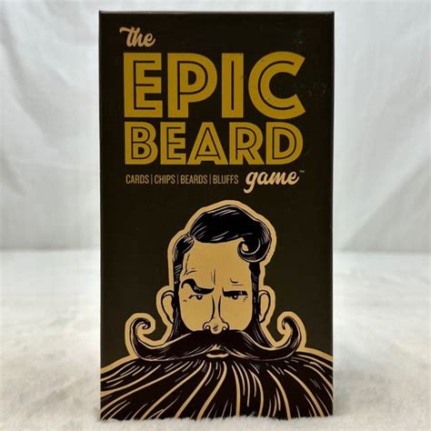 David Yearick Games The Epic Beard Game Cards Chips Beards Bluffs