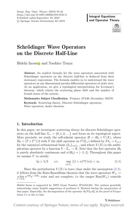 Schrödinger Wave Operators On The Discrete Half Line