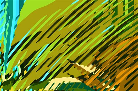 추상적인 현대 배경입니다 창조적 인 다채로운 형태와 모양 기하학적 패턴입니다 녹색 파란색과 노란색 밝은 그래픽 텍스처 0명에 대한 스톡 벡터 아트 및 기타 이미지 Istock