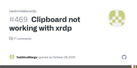 clipboard not working with xrdp · issue 469 · neutrinolabs xrdp · github