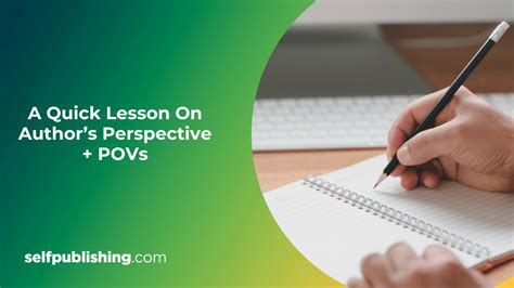 A Quick Lesson On Authors Perspective Povs