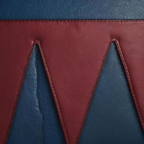 Premium Photo Blue Leatherette Faux Leather Texture Background