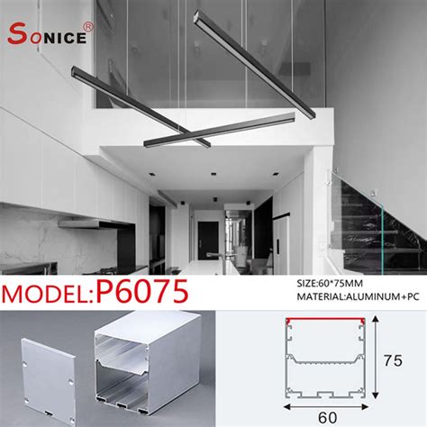 Led Linear Light Ceiling Mounted Aluminium Profile Section China Led