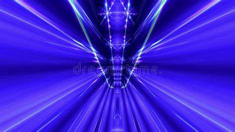 Abstract Loop Animation With Colorful Movements And Back And Forth Effect Stock Footage Video