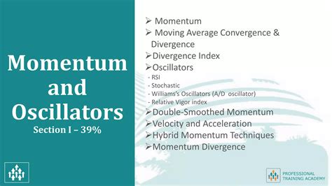 Cmt Learning Objective 6 Momentum And Oscillators Part 1 Ppt