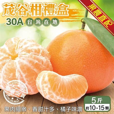 【果農直配】台灣茂谷柑特大顆30a禮盒5斤約10 15顆 柳丁柑橘檸檬 Yahoo奇摩購物中心