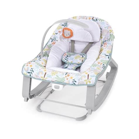 Ingenuity Transat Bébé Bascule évolutif 3 En 1 Keep Cozy Tropical
