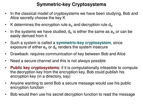 Ppt Symmetric Key Cryptosystems Powerpoint Presentation Free