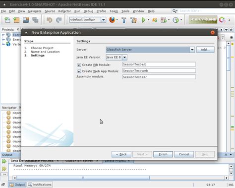 Dependencies Cannot Creating Session Beans In Netbeans 111 Stack Overflow