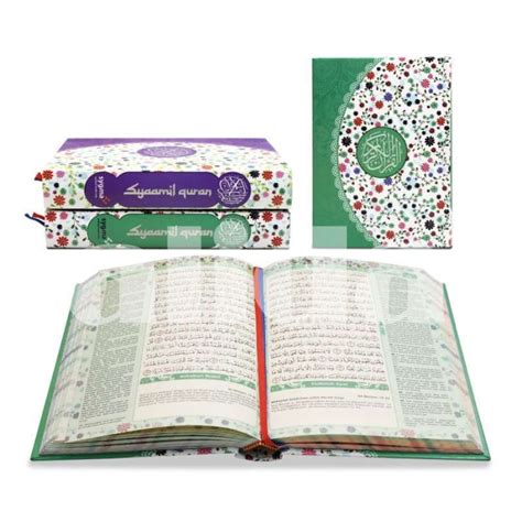 Jual Alquran Tajwid Rainbow Yasmina B6 Al Quran Pelangi Terjemah Syaamil Pink Di Seller