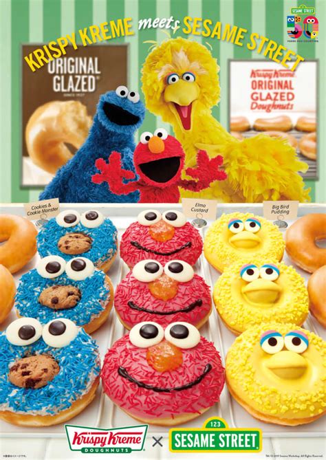 【実食レポ】セサミストリートの仲間たちがかわいいドーナツに！クリスピー・クリーム・ドーナツ「krispy Kreme Meets Sesame