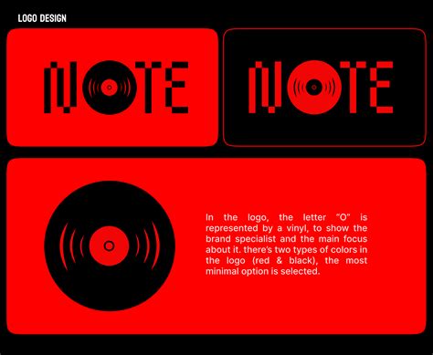 Note Visual Identity Images Behance
