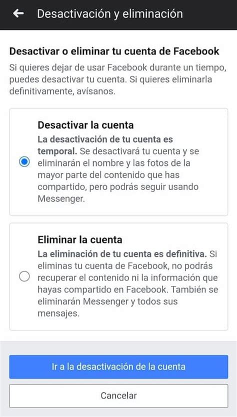 Cómo eliminar una cuenta de Facebook paso a paso Guía práctica
