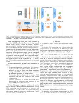 Learned Lossless JPEG Transcoding Via Joint Lossy And Residual Compression DeepAI