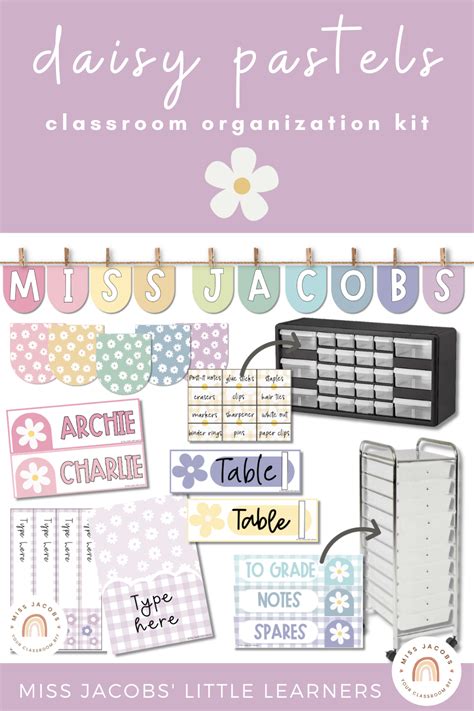 Flower Classroom Decor