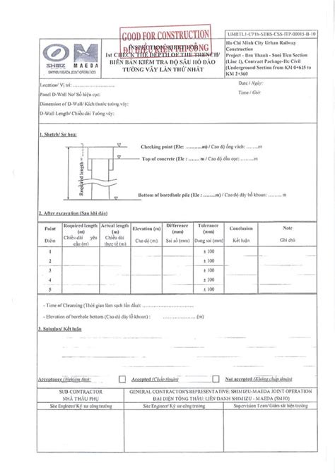 Umrtl1 Cp1b Stbs Cws Mst 00033 D Method Statement For Construction Of Diaphragm Wall Koden Test