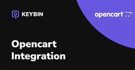 Keybin Offers Opencart Digital Product Api Integratinn For Your Shop