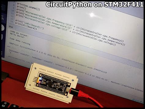 Embedded Things Flash Circuitpython To Stm32f411 And Install Thonny