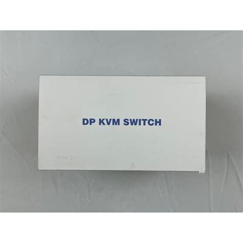 Tcnewcl Commutateur Kvm Displayport 2 Port 4k 60hz Dp Kvm Switch Pour