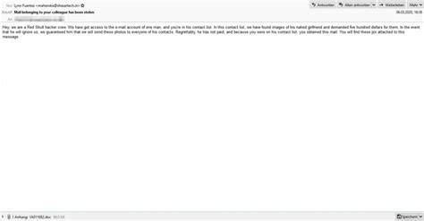 Friends Girlfriend Sextortion Scam Infects Pcs With Raccoon Malware