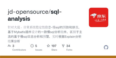Issues · Jd Opensourcesql Analysis · Github