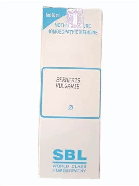 Sbl Berberis Vulgaris At ₹ 110 Piece Sbl Drops No 6 In Saharanpur