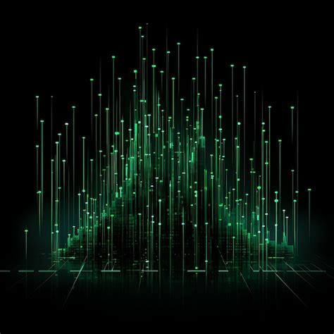 premium ai image design of hacking matrix borderline design neon