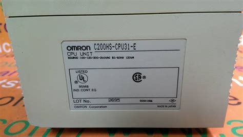 omron cpu unit module c200hs cpu31 e 裕益科技自動化設備可程式編碼器plc分散式控制系統dcs