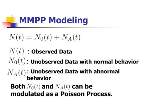 Ppt Anomaly Detection In The Wiper System Using A Markov Modulated Poisson Distribution