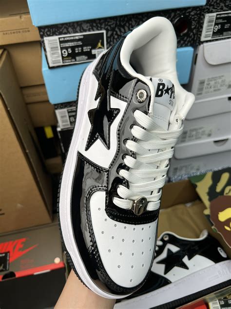 Cheap Replica A Bathing Ape Bape Sta Low Black Replica Wholesale