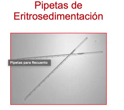 Fichas De Aprendizaje Determinación De Eritrosedimentación O Velocidad De Sedimentación Globular