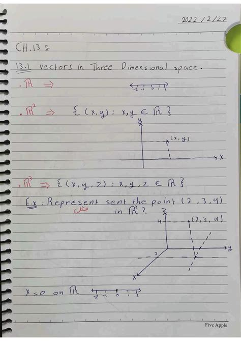 SOLUTION Vector Calculus 1 Part 1 Studypool