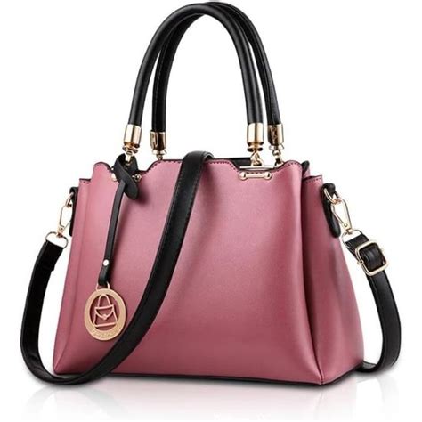 Petit Sac À Main Femme Tendance Sac Pu Style Cuir Cabas Sacs Porté