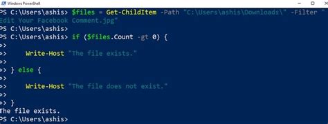 Powershell Check If File Exists 4 Command Lines