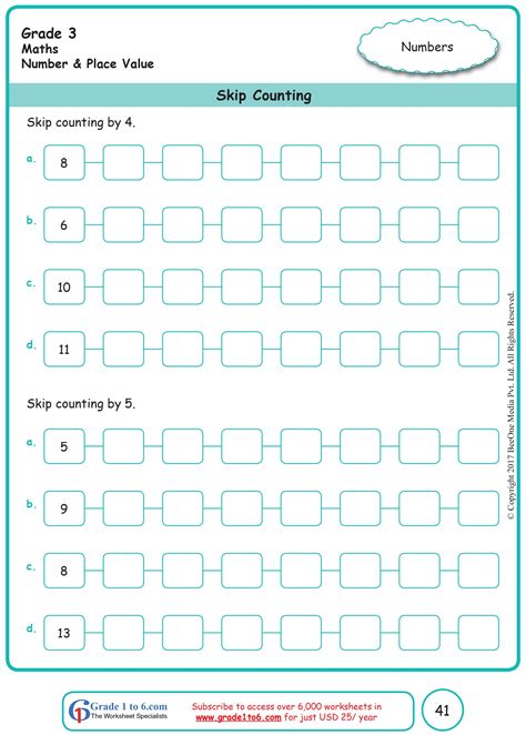 K 12 Worksheets Math