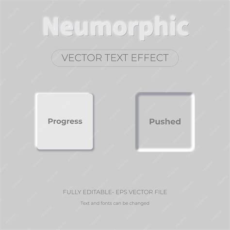 Premium Vector Neuromorphic Design User Interface Elements And Collection Of Neuromorphic Buttons